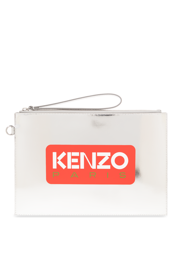 beige and brown GG logo leather makeup bag Pliage VbjdevelopmentsShops Belize Silver Snatch with logo Kenzo